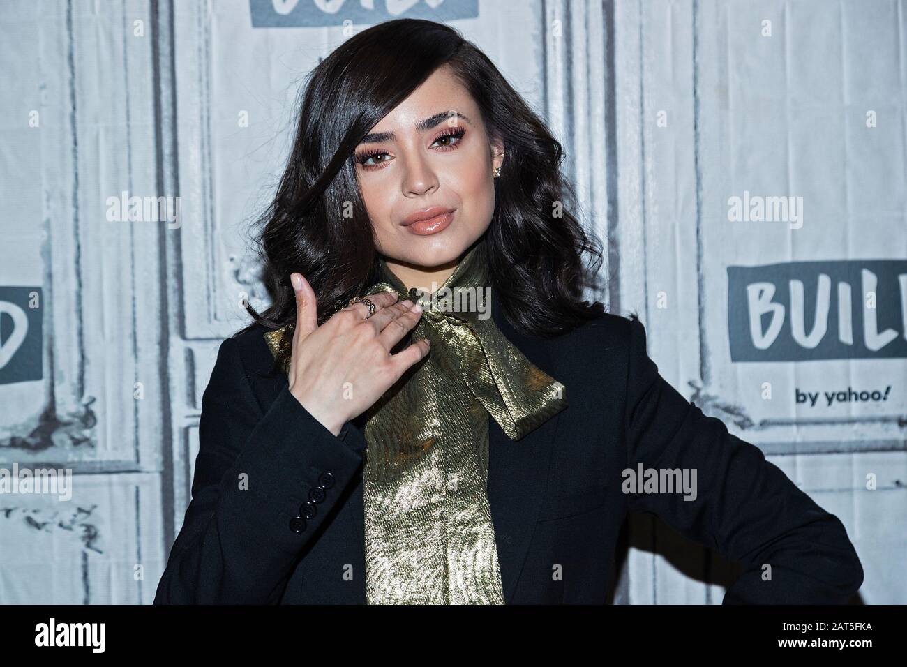 New York, NY, USA. 30th Jan, 2020. Sofia Carson visits the BUILD ...