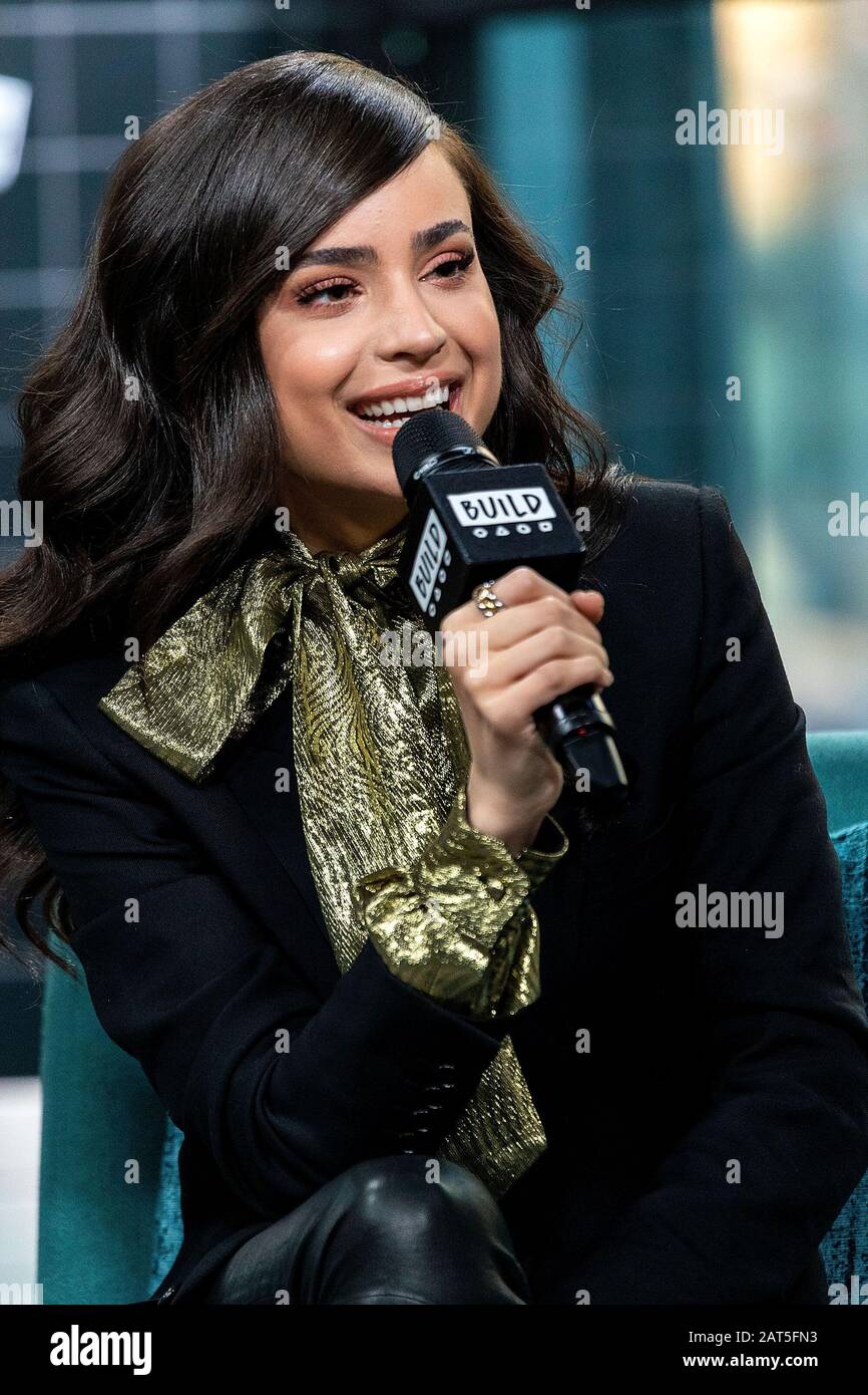 New York, NY, USA. 30th Jan, 2020. Sofia Carson visits the BUILD ...