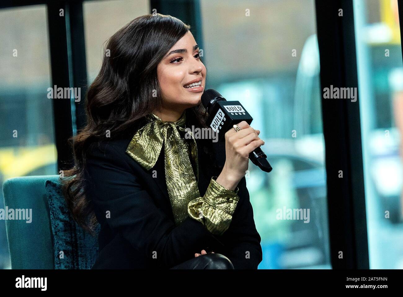 New York, NY, USA. 30th Jan, 2020. Sofia Carson visits the BUILD ...