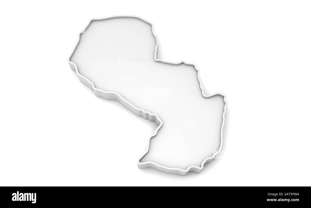 Map of paraguay hi-res stock photography and images - Alamy