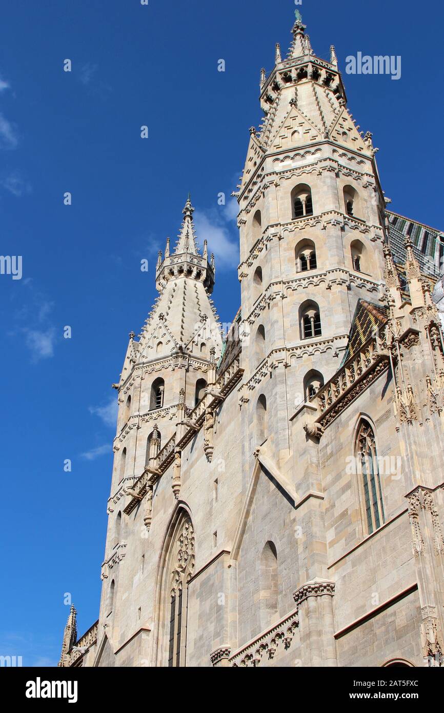 medieval cathedral in vienna (austria Stock Photo - Alamy