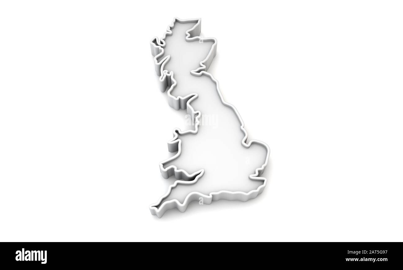 Simple Map Of England Outline