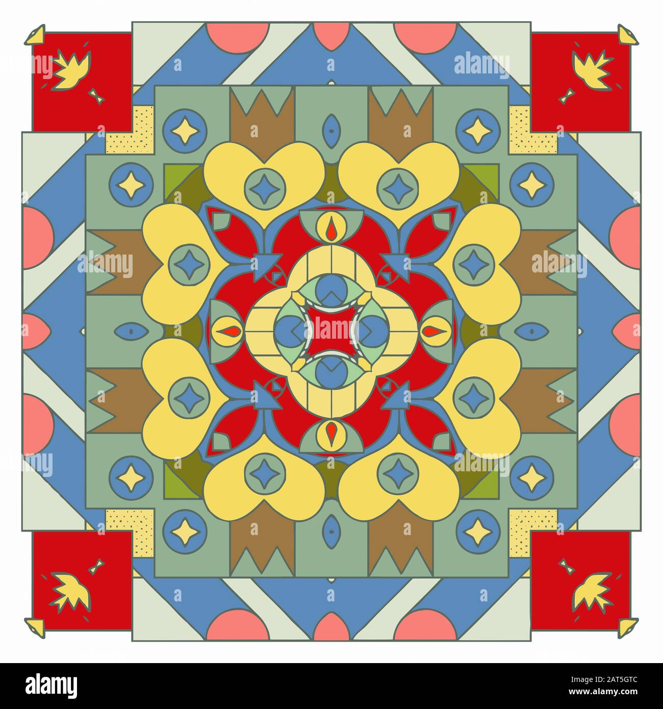 Modulo Art Square Grid