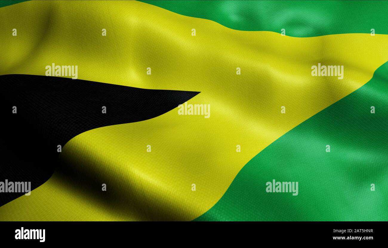 3D Illustration of a waving flag of Tibu (Colombia country Stock Photo ...