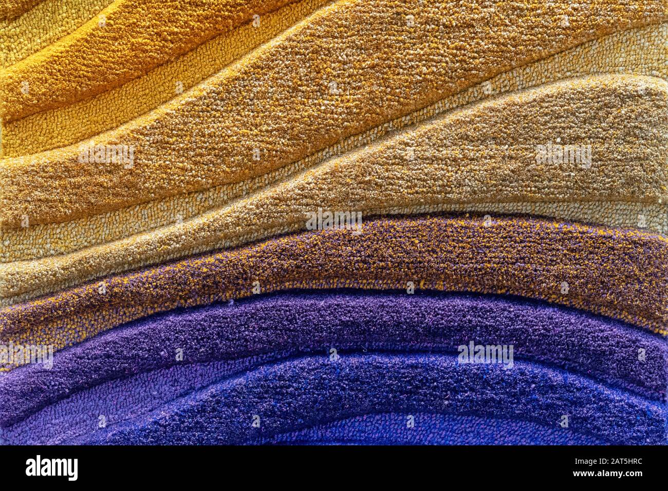 Multicolored carpet with wavy texture. Carpet color palette Stock Photo ...