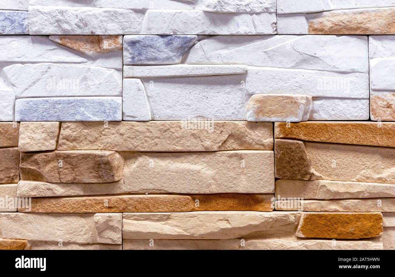 Blocks from a natural finishing stone. Quartz stone texture for room ...