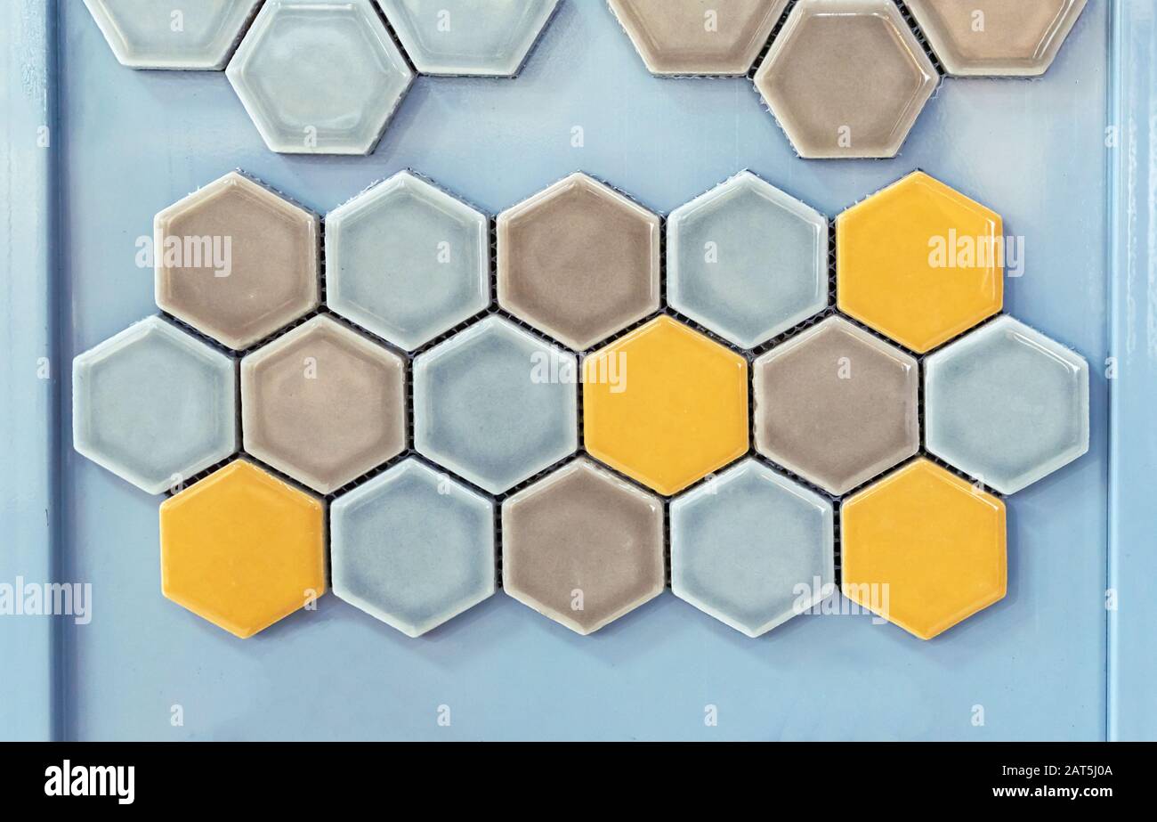 Hexagonal floor tiles hi-res stock photography and images - Alamy