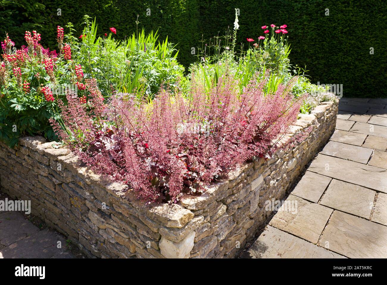 Colourful garden walls hi-res stock photography and images - Alamy