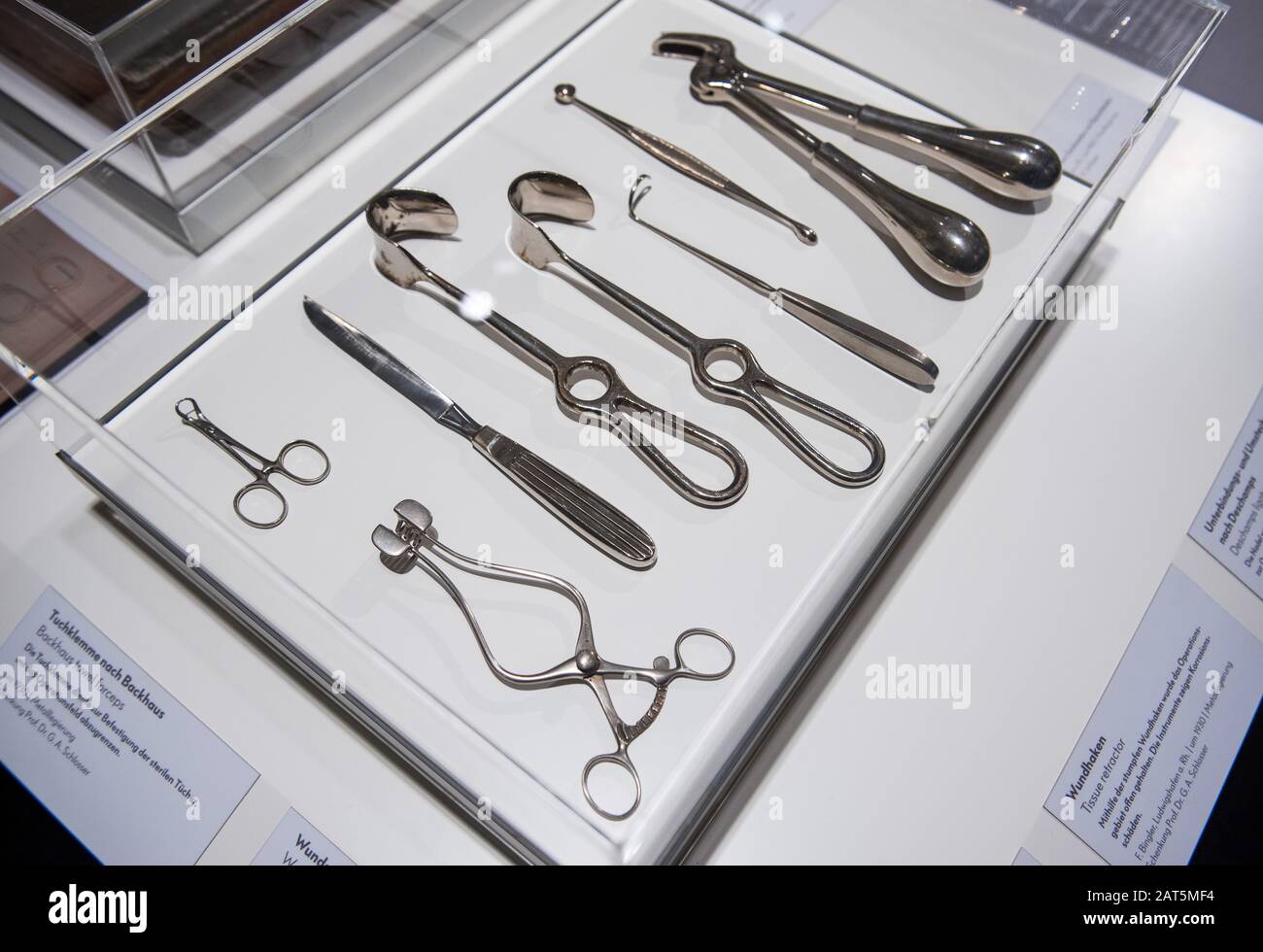 Hamburg, Germany. 30th Jan, 2020. Historical surgical devices are ...