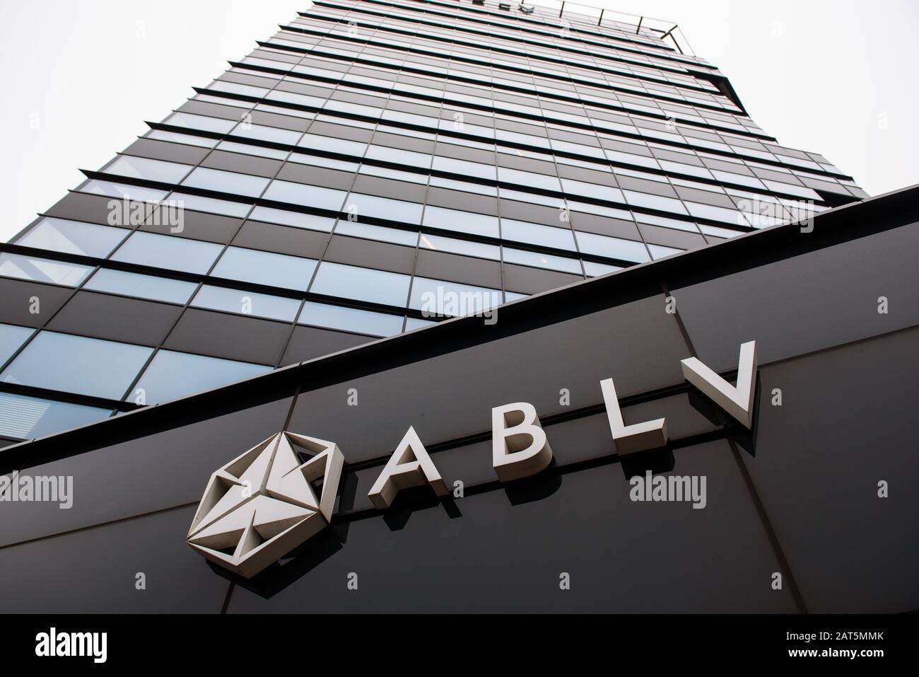 Logo of ablv bank on banks building hi-res stock photography and images ...