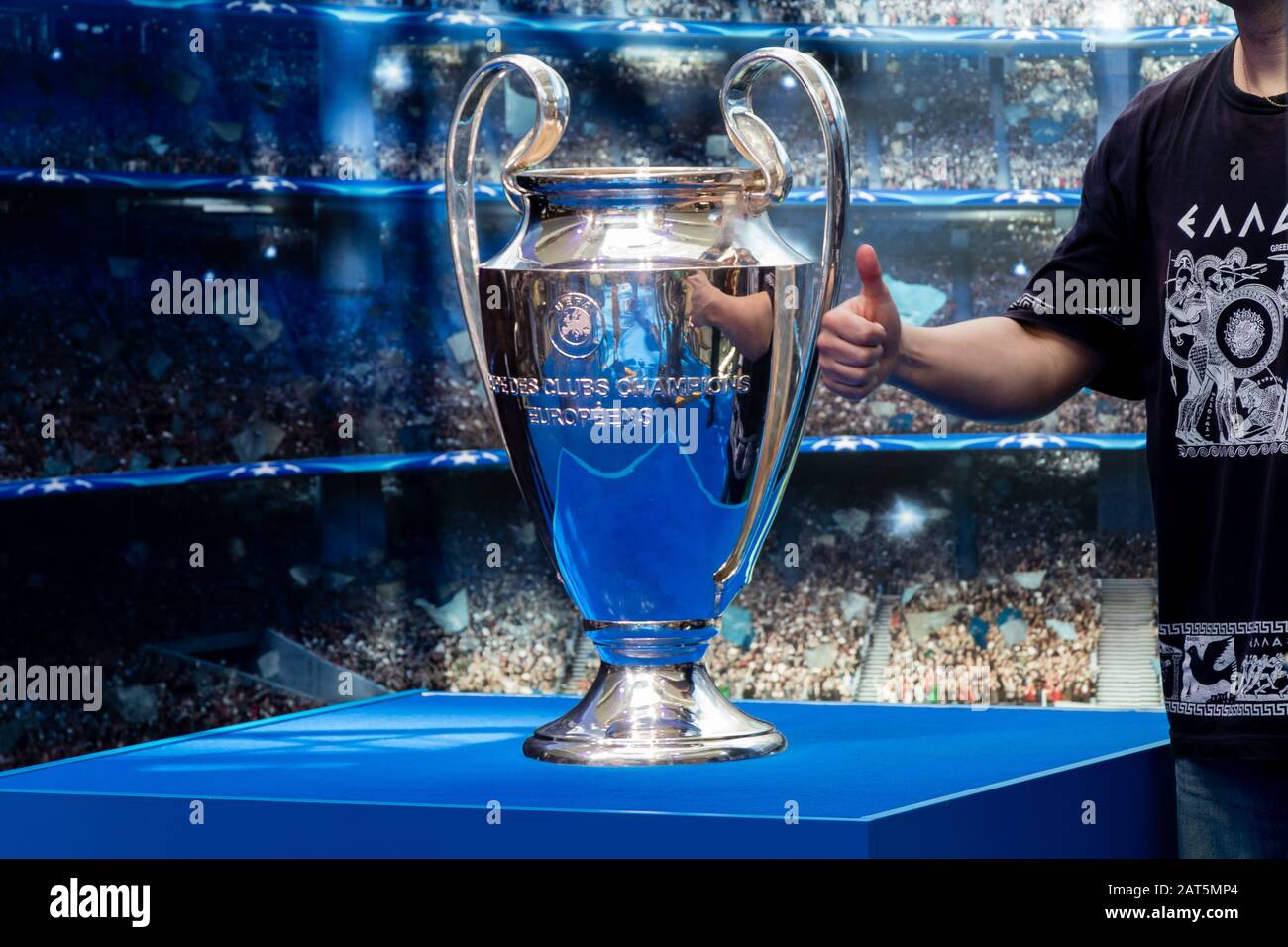 Champions league cup trophy hi-res stock photography and images - Alamy