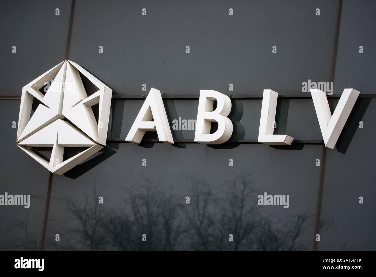 Logo of ablv bank on banks building hi-res stock photography and images ...