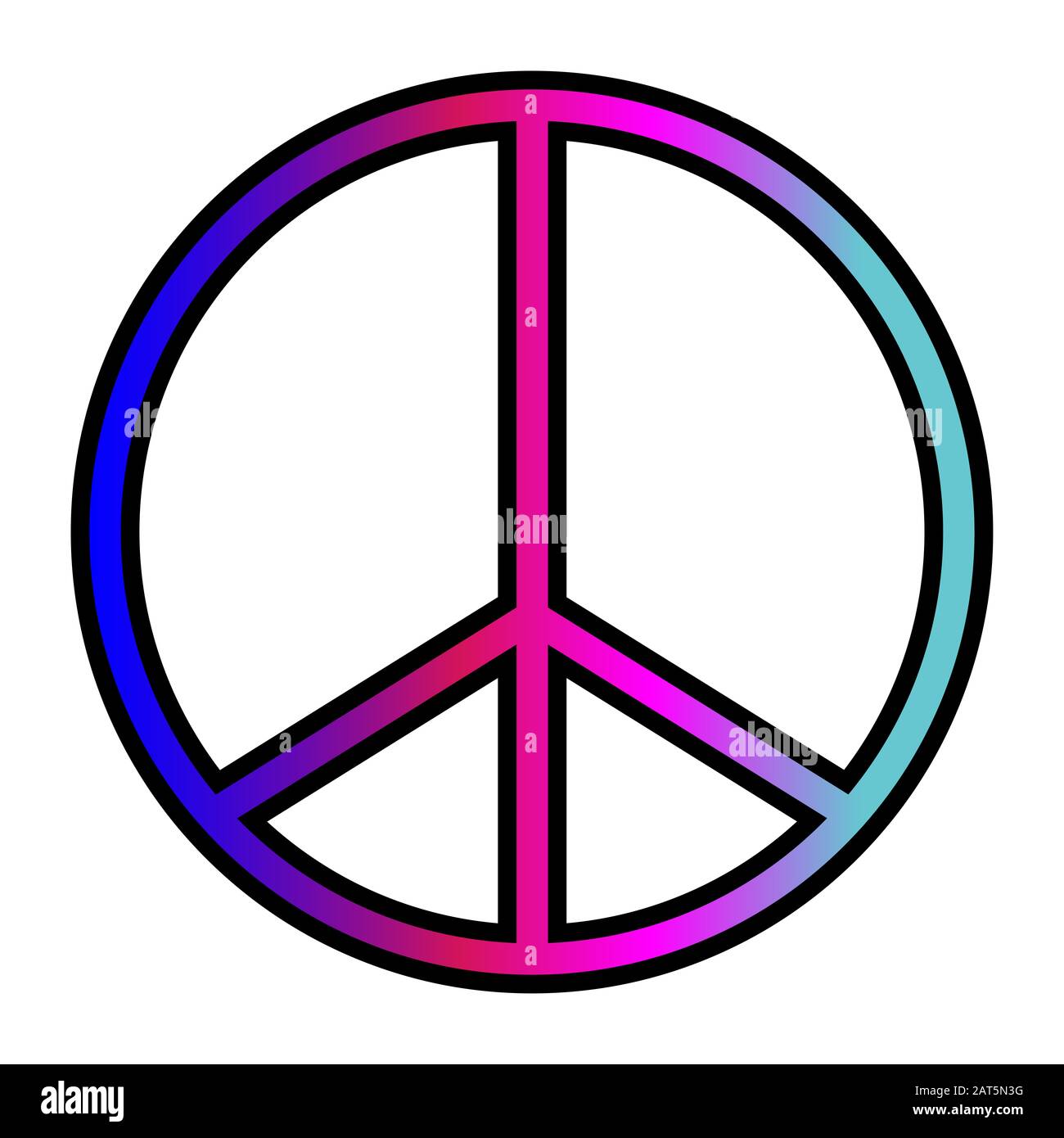 A colorful peace symbol background image Stock Photo - Alamy
