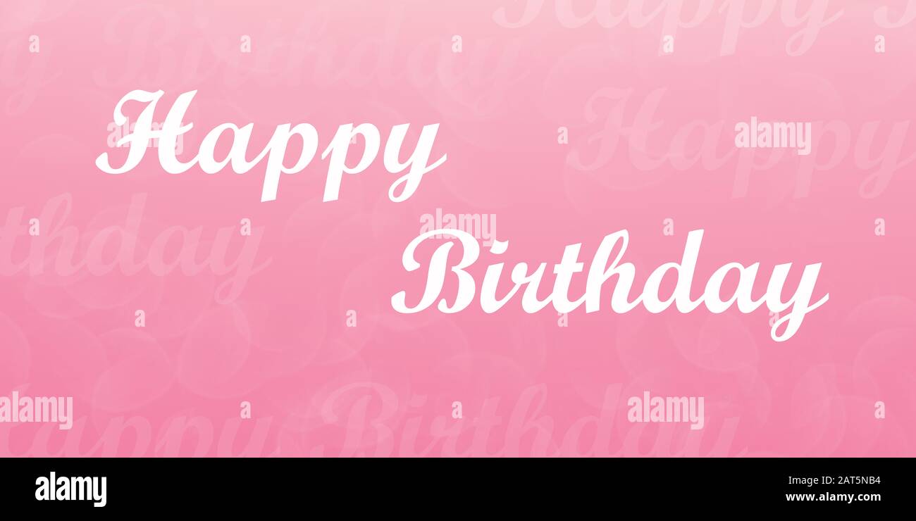 Happy Birthday congratulation card Stock Photo - Alamy