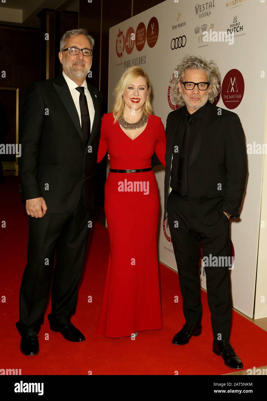 (Left to right) Rich Cline, Anna Smith and Dexter Fletcher attending ...