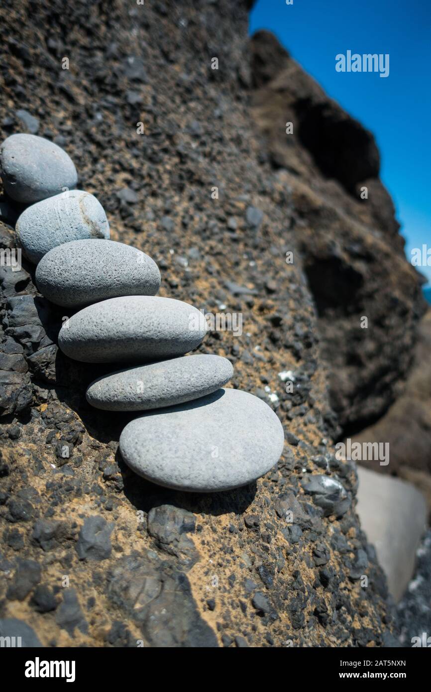 Pile of cliff rocks hi-res stock photography and images - Alamy