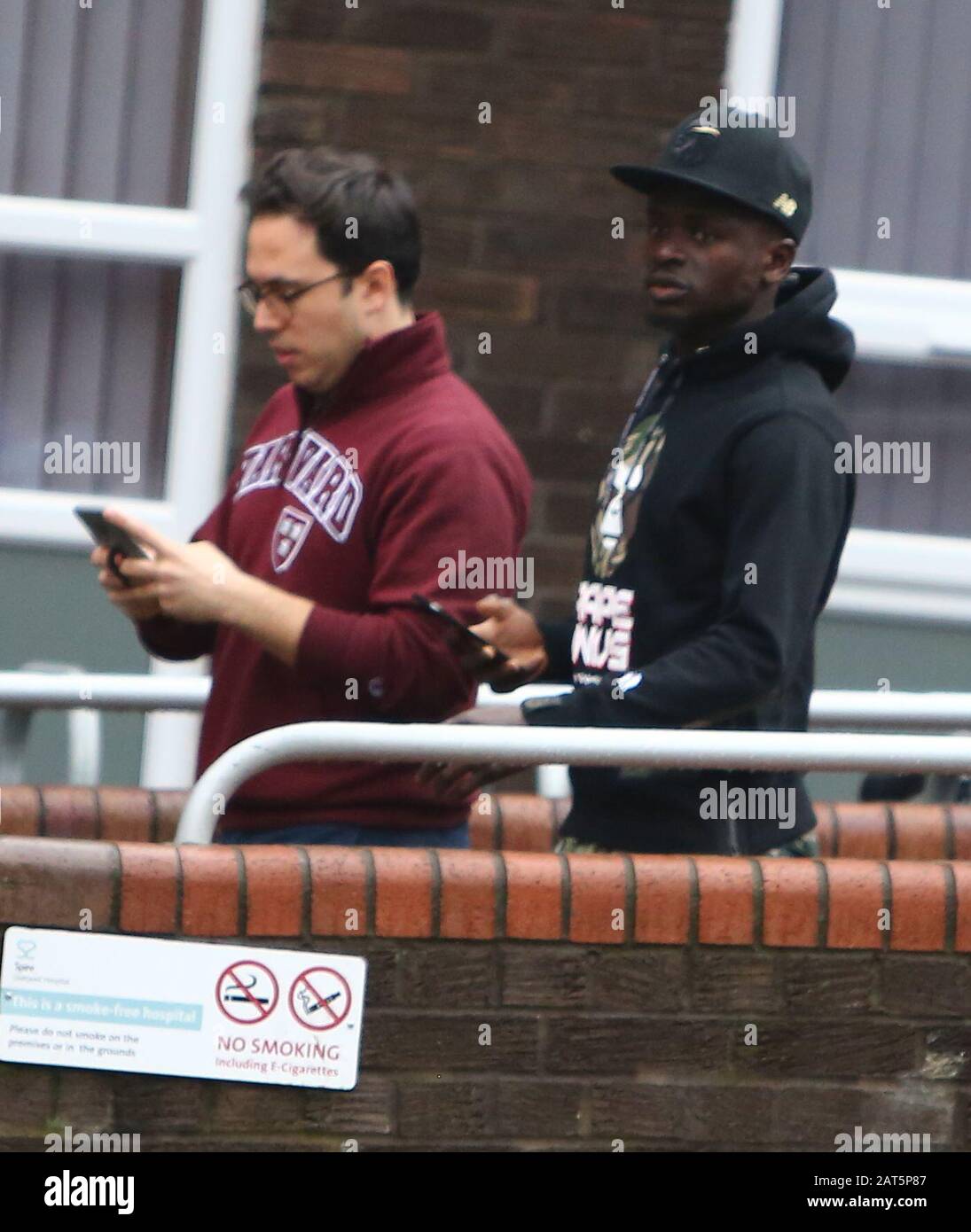 Liverpool,uk Liverpool Fc Player Sadio Mane leaves hospital after check ...