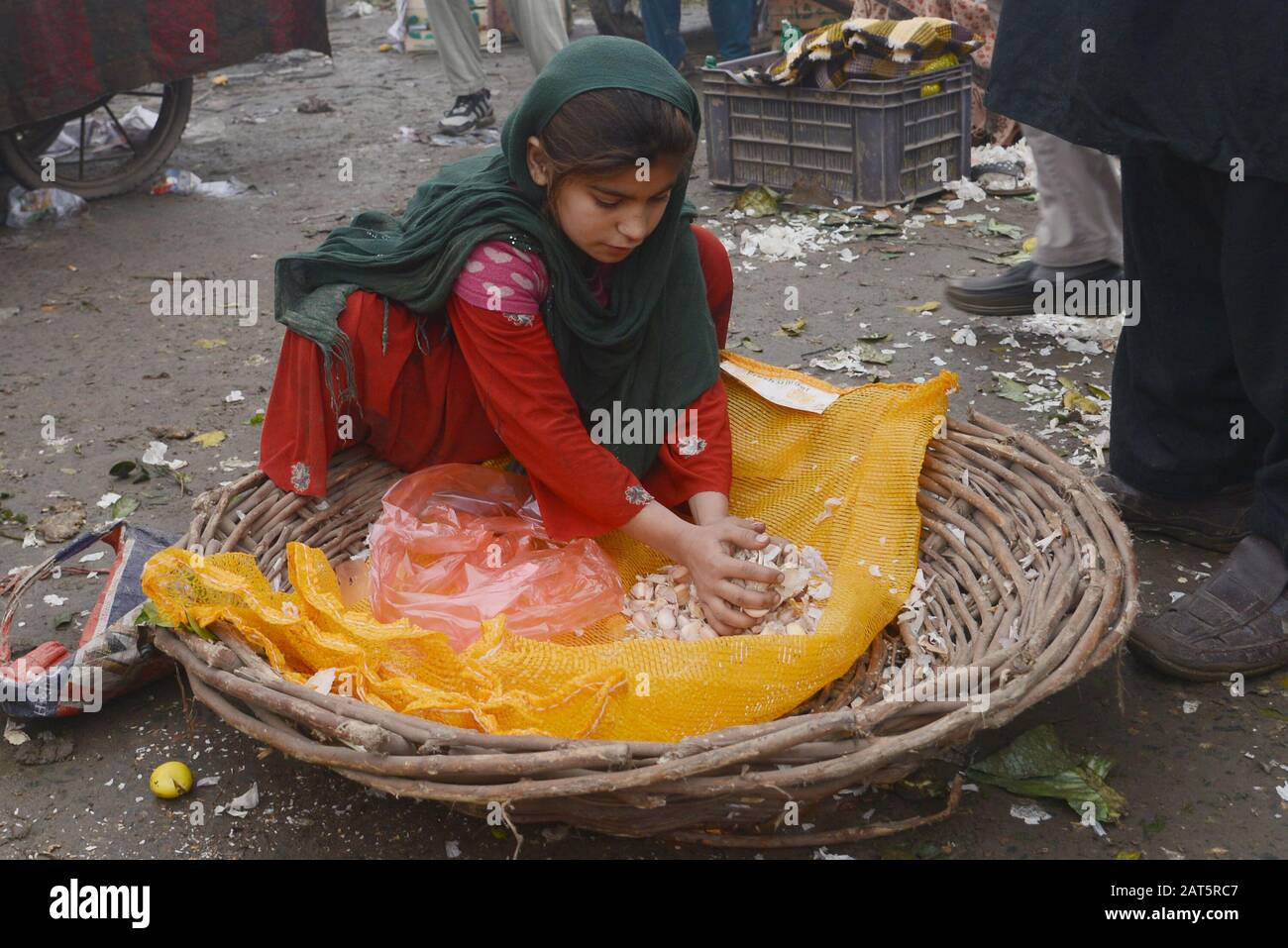 Pakistani poor children playing near river Ravi ahead of International ...