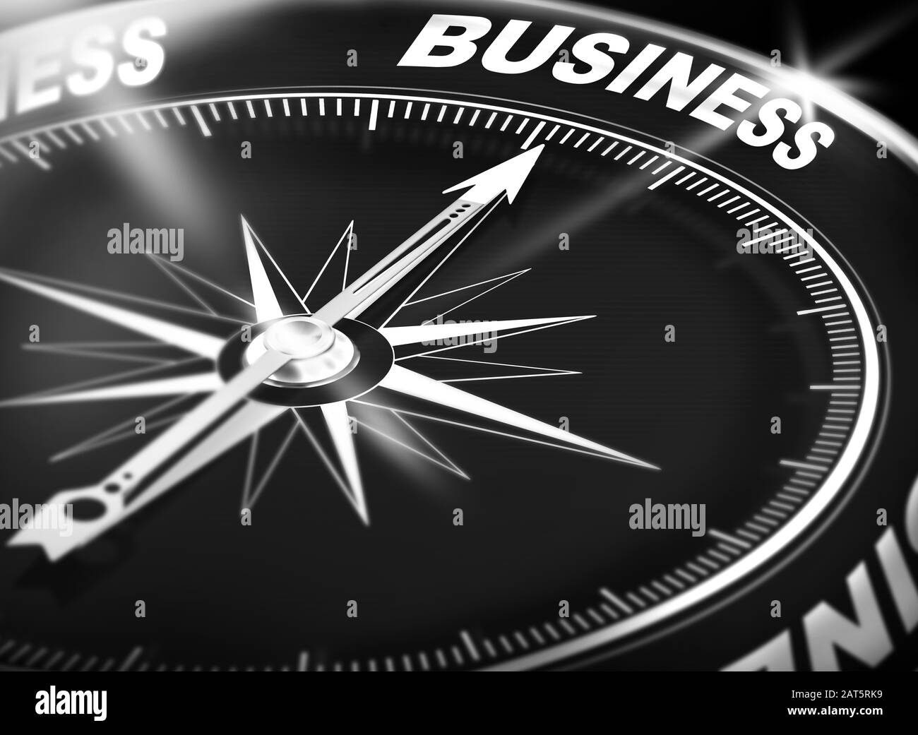 Business compass Assurance Concept 3d Stock Photo - Alamy