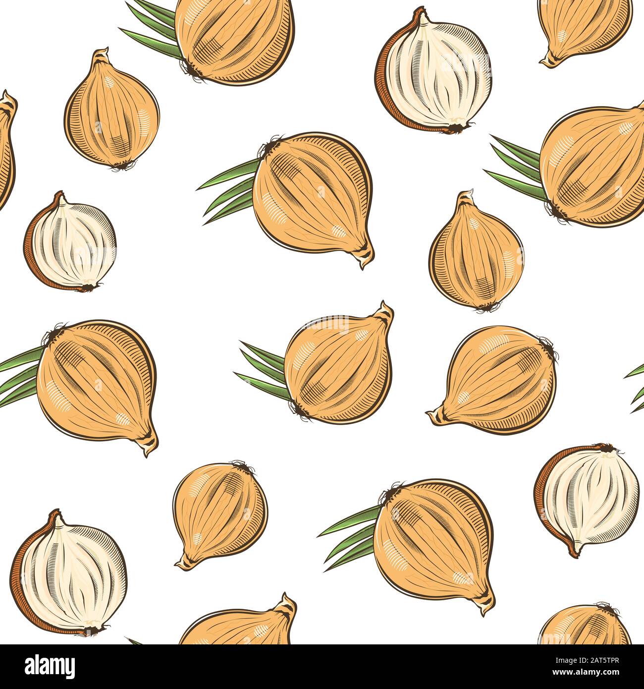 Vegetables seamless pattern in Cut Out Stock Images & Pictures - Alamy