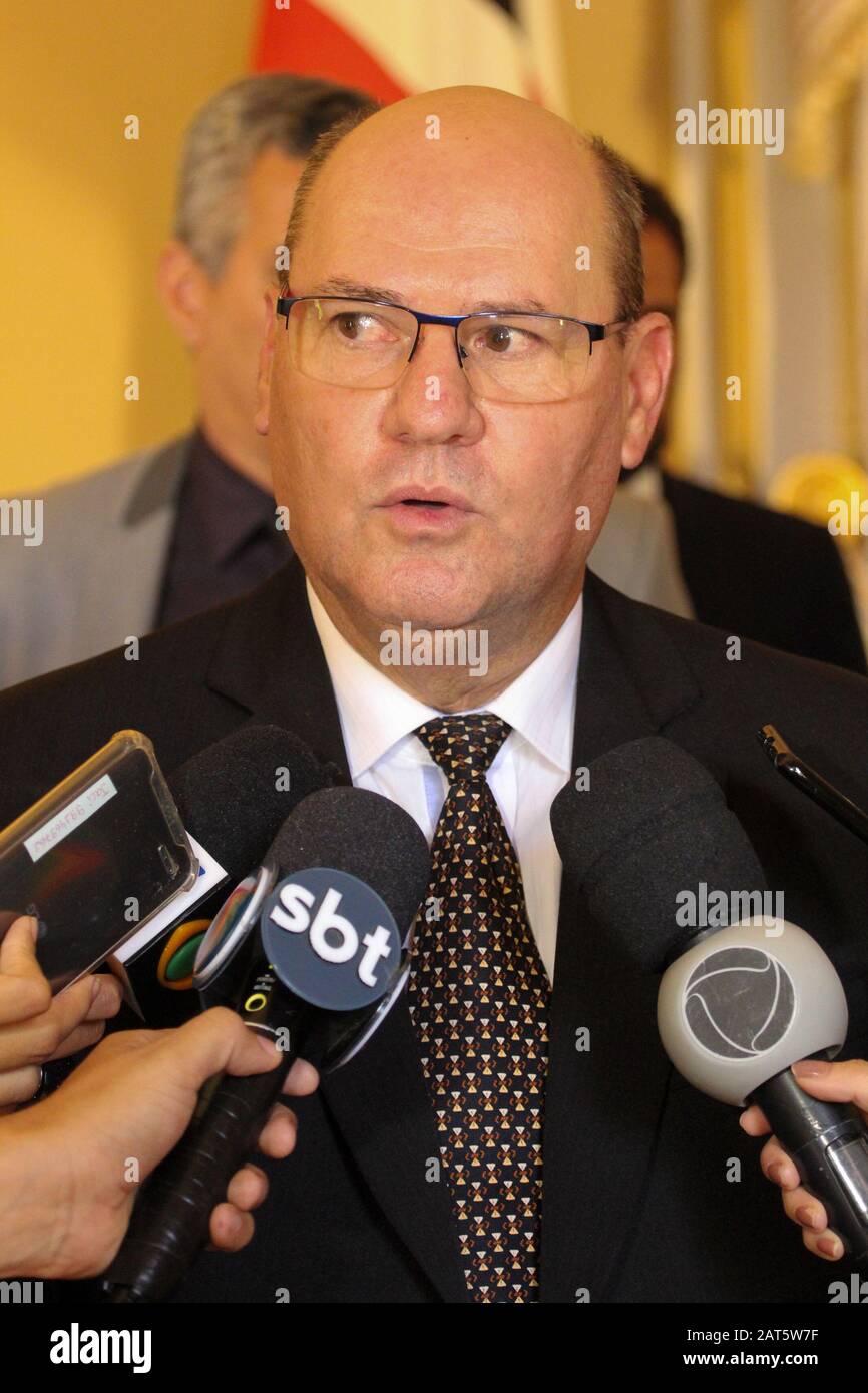 Recife, Brazil. 30th Jan, 2020. The president of Yazaki Mercosul ...