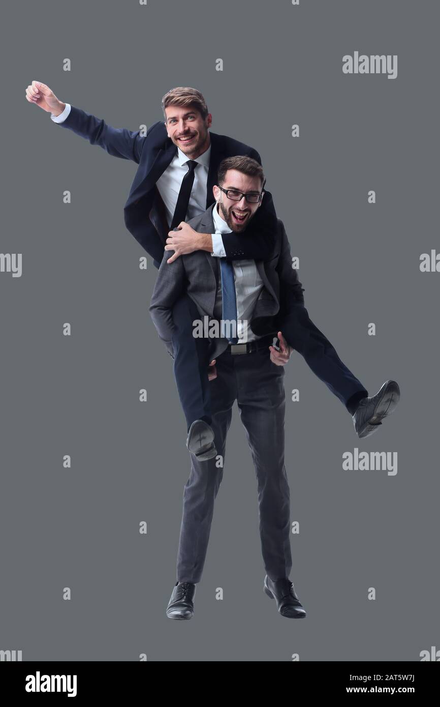 Man professional piggyback man hi-res stock photography and images - Alamy