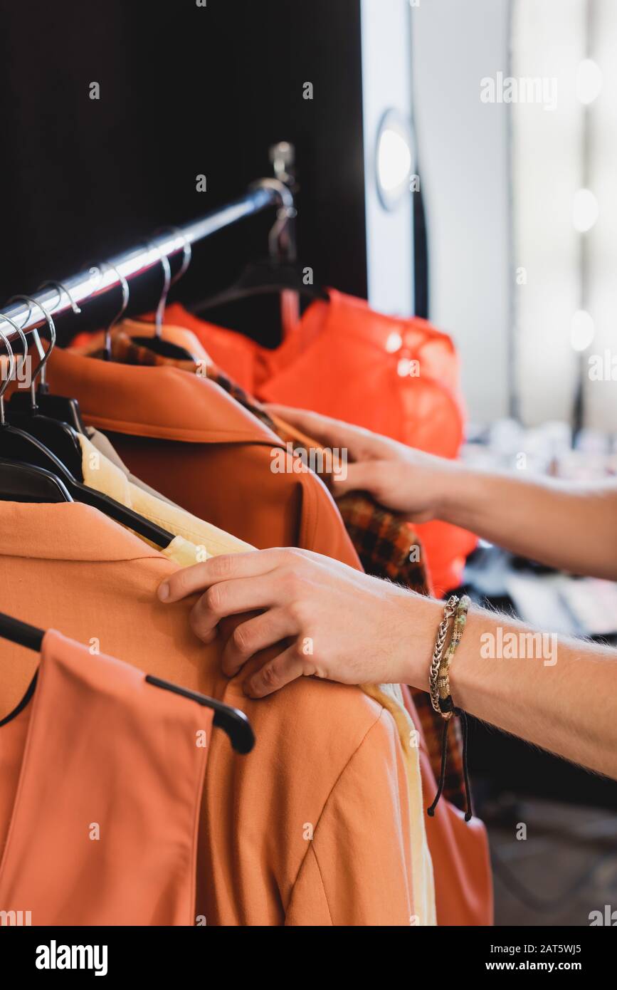 Backstage clothing hi-res stock photography and images - Alamy