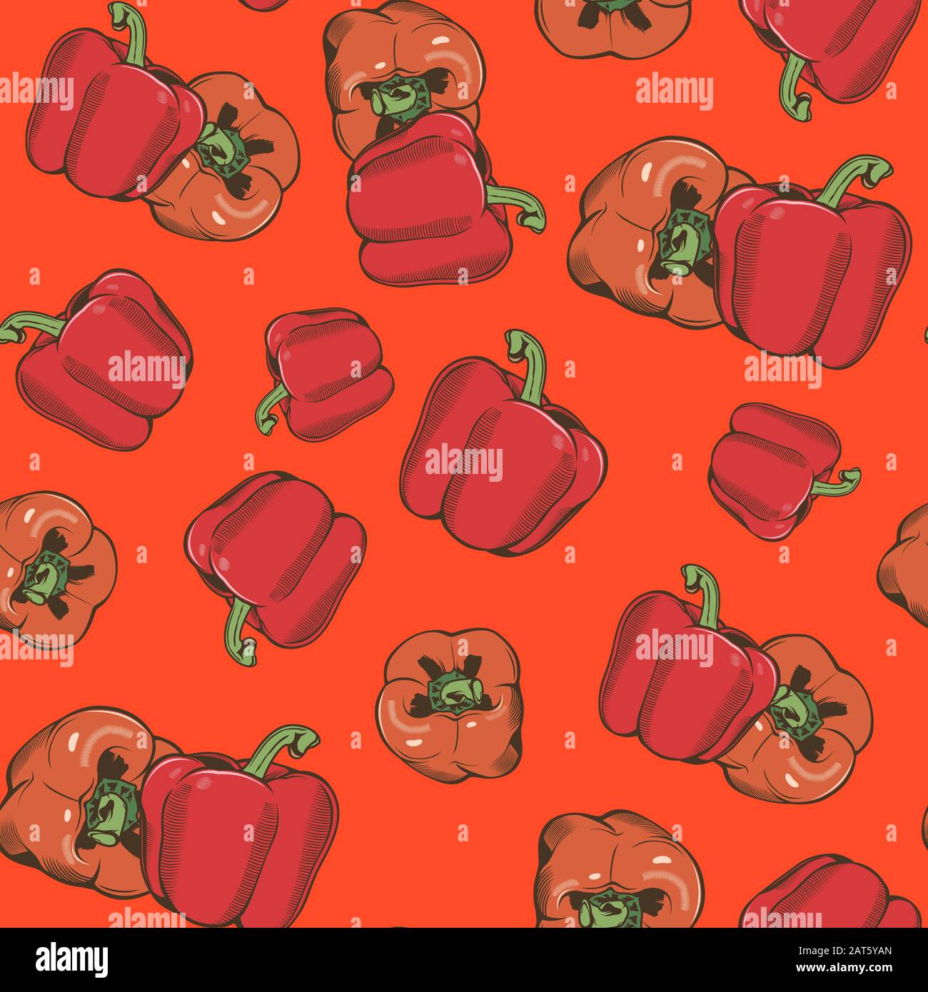 Vintage red wallpaper with nature Stock Vector Images - Alamy