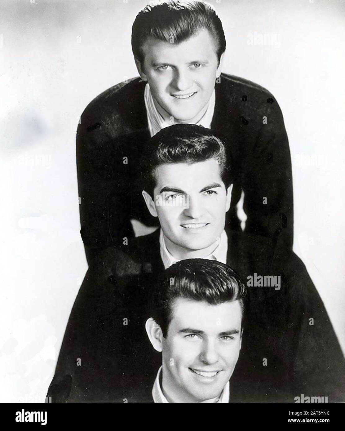 THE LETTERMEN Promotional photo of American vocal trio in 1964. From ...