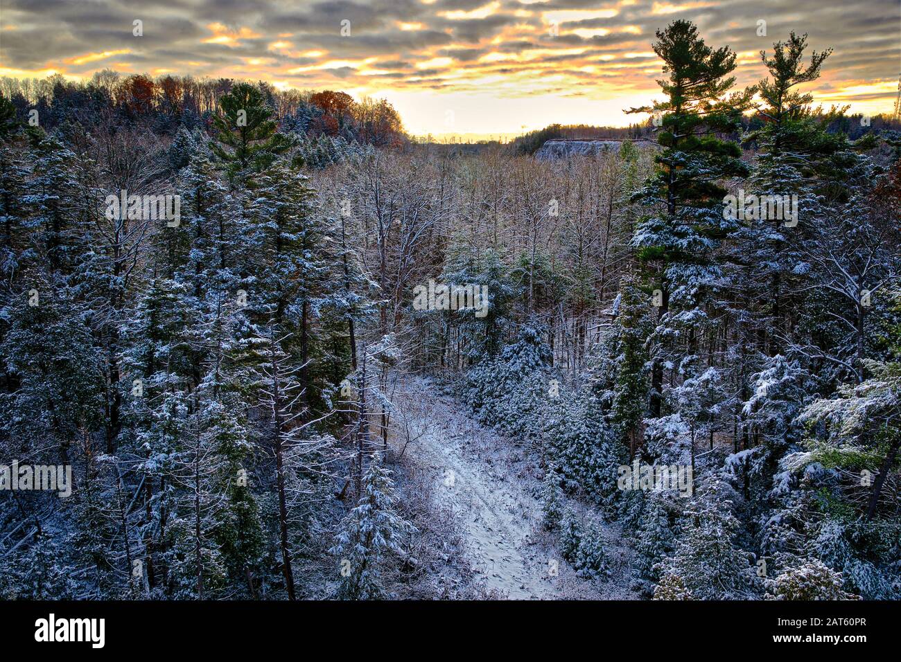 Ontario winter snowy landscapes hi-res stock photography and images - Alamy