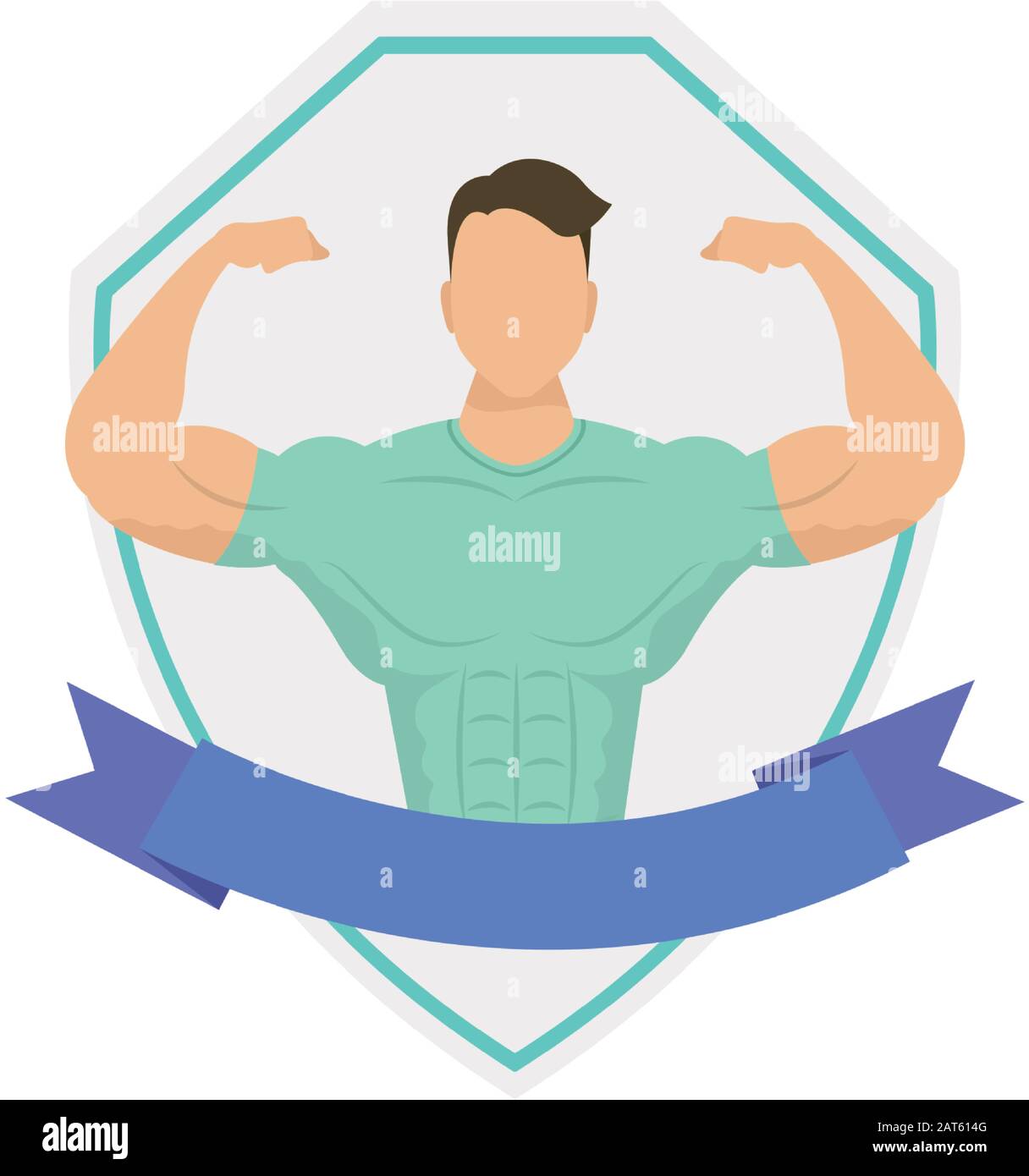 Strong shield exercise Cut Out Stock Images & Pictures - Alamy