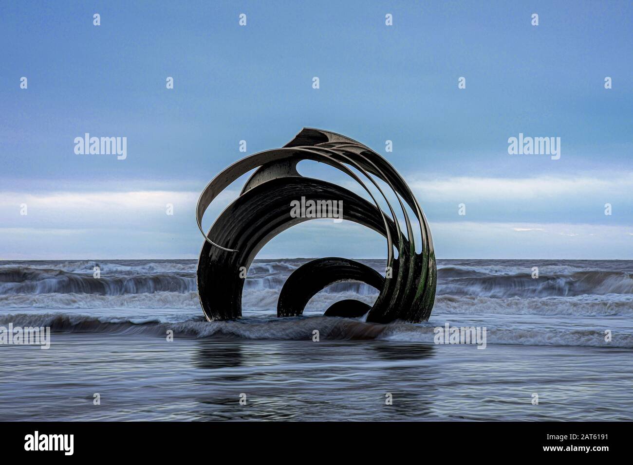 Seascape & view of Mary's Shell a Sculpture by Stephan Broadbent Stock ...