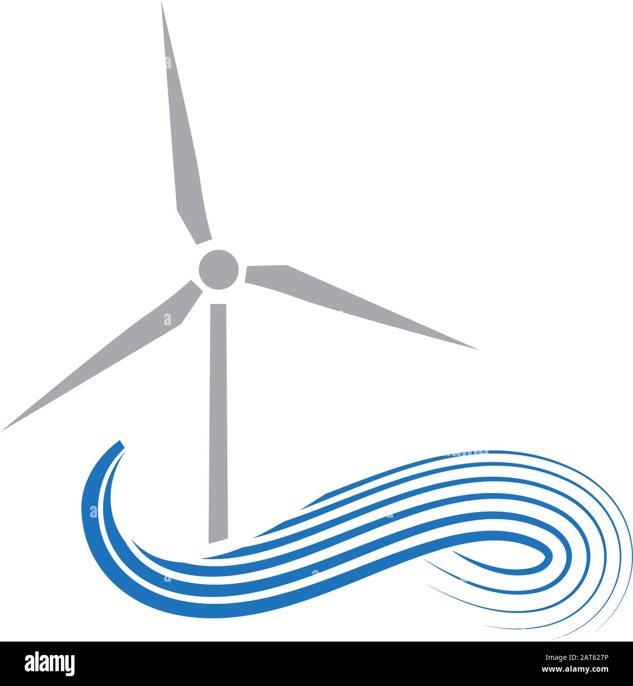 New wind turbines Stock Vector Images - Alamy