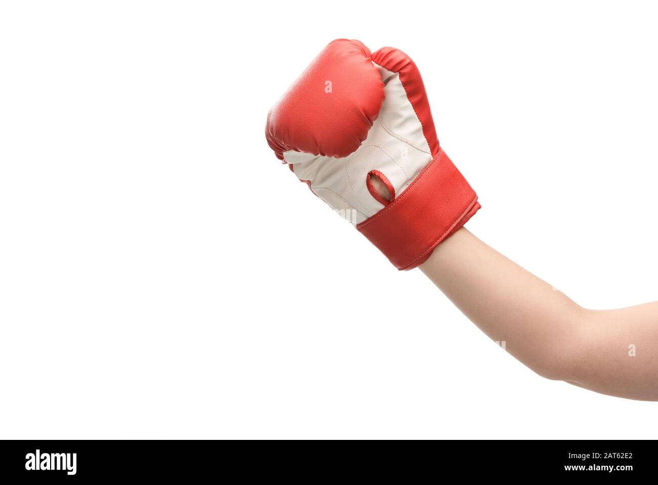 Woman in studio boxing Cut Out Stock Images & Pictures - Alamy