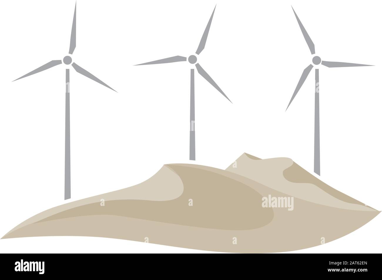 Sand wind turbine Stock Vector Images - Alamy