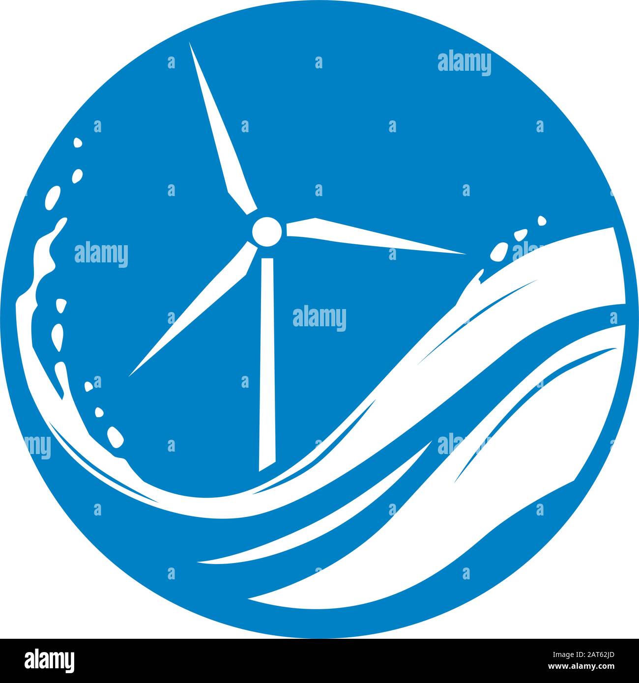 Energy wind water power Stock Vector Images - Alamy