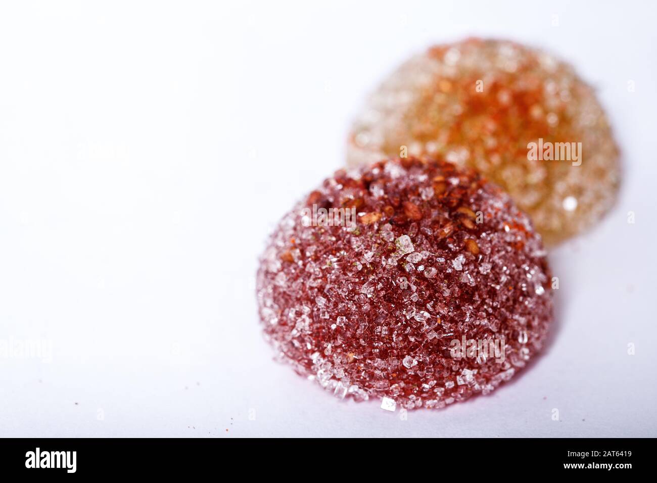 homemade sugar candies isolated on white background Stock Photo - Alamy