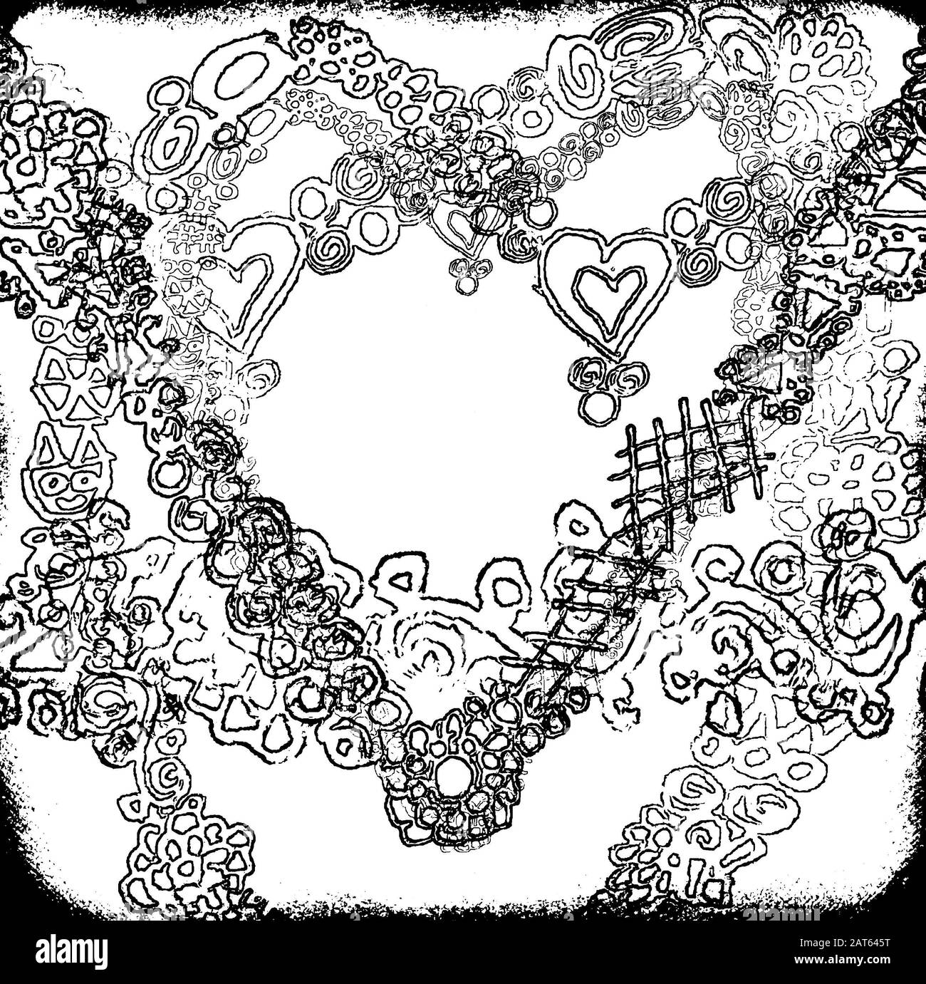 Grunge heart symbol design, love concept Stock Photo - Alamy