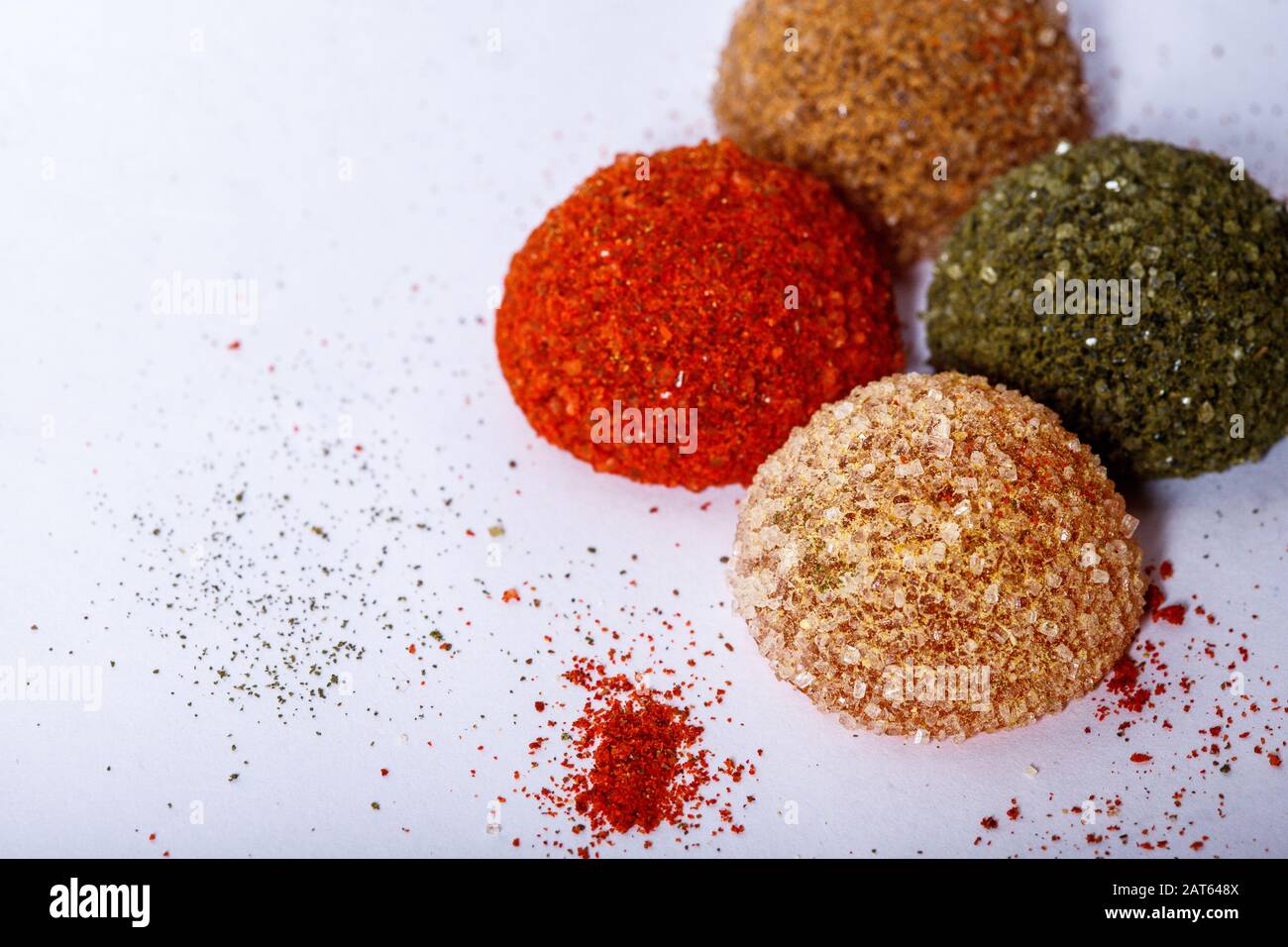 homemade sugar candies isolated on white background Stock Photo - Alamy