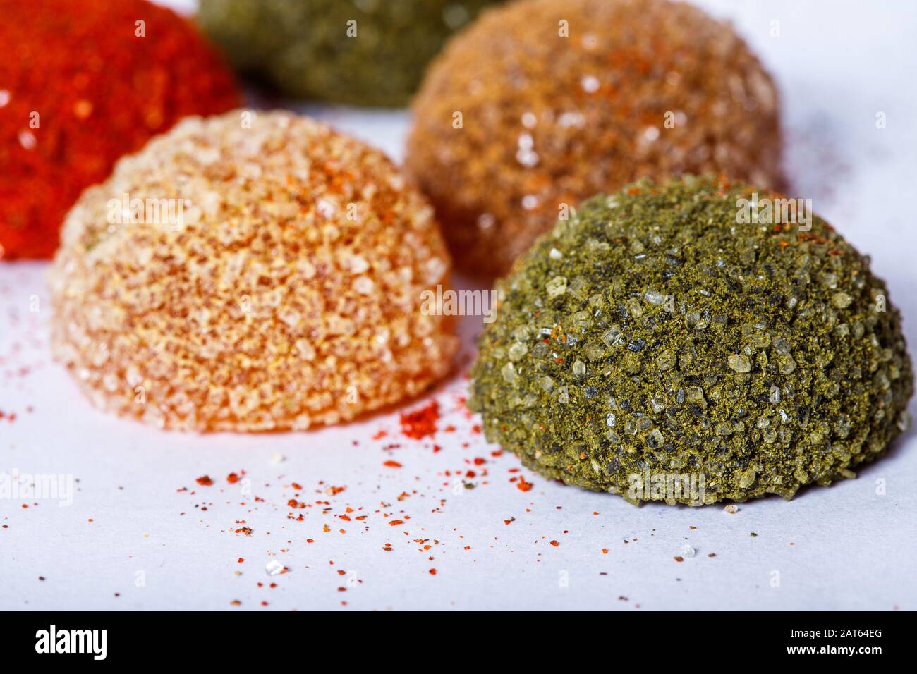 homemade sugar candies isolated on white background Stock Photo - Alamy