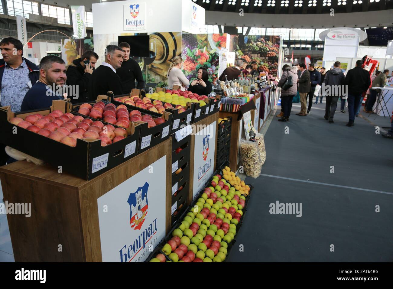Belgrade, Serbia. 30th Jan, 2020. People attend the "Agro Belgrade 2020 ...