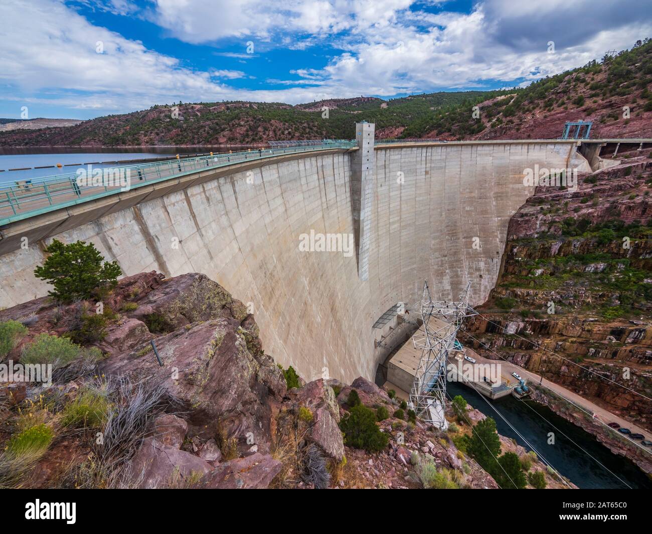 Flaming Gorge Dam, Flaming Gorge National Recreation Area, Dutch John ...
