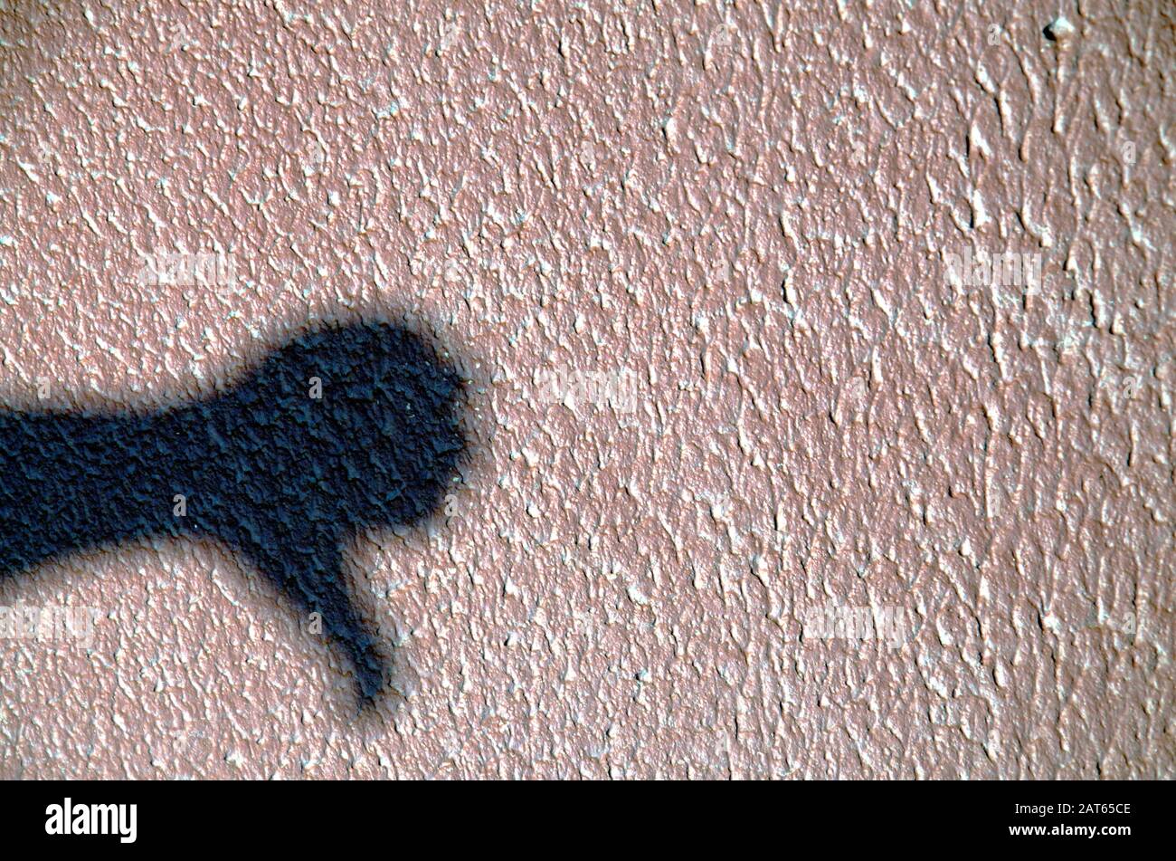 The background, the shadow of a hand with thumb down Stock Photo - Alamy