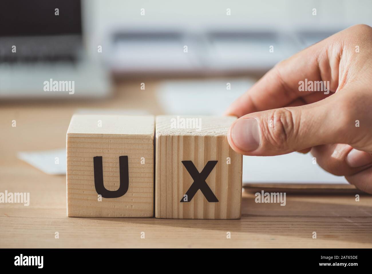 Prototype wood cube hi-res stock photography and images - Alamy