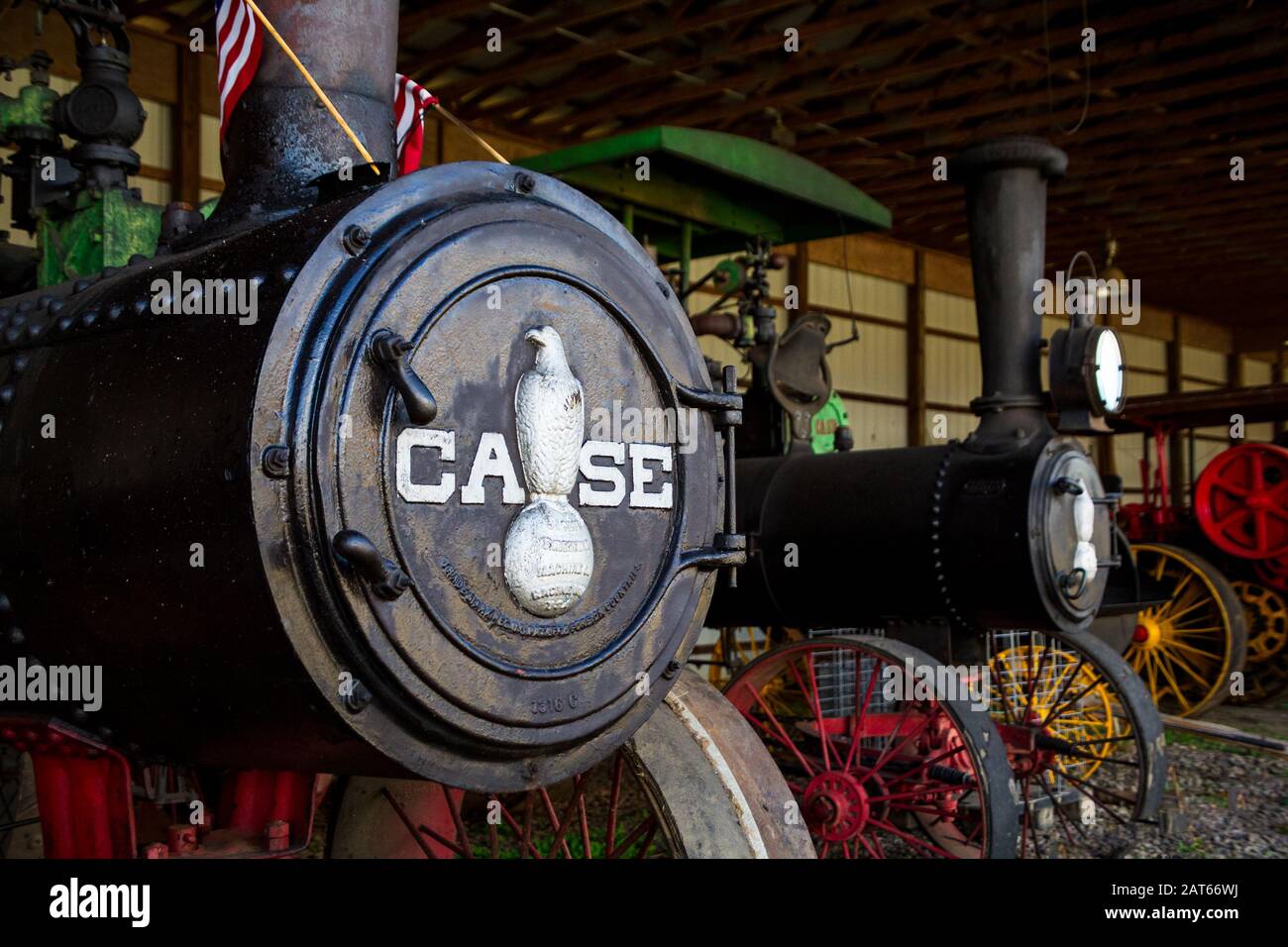 Old Case Steam Engines Stock Photo - Alamy