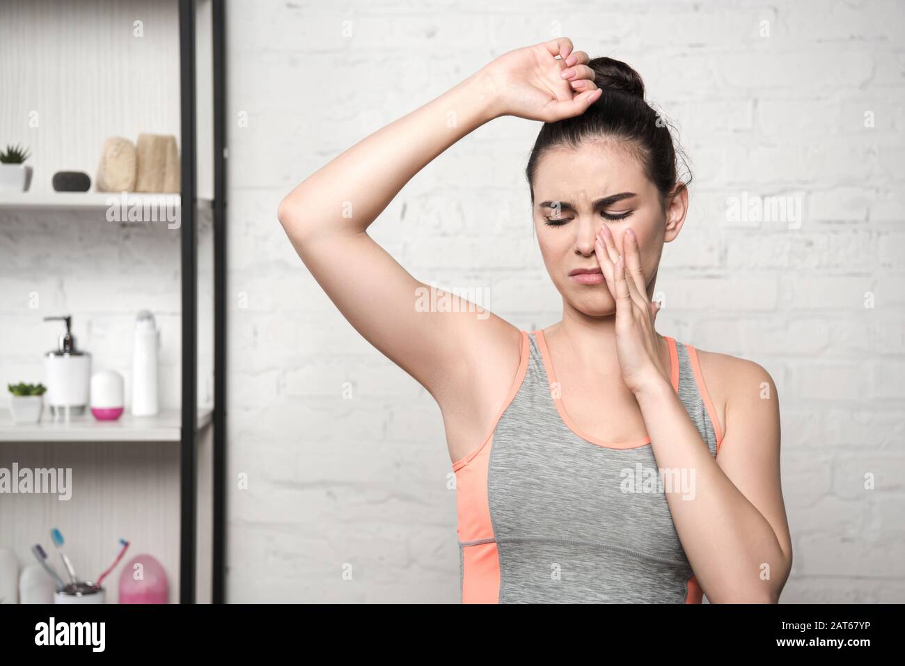 Plugging nose hi-res stock photography and images - Alamy