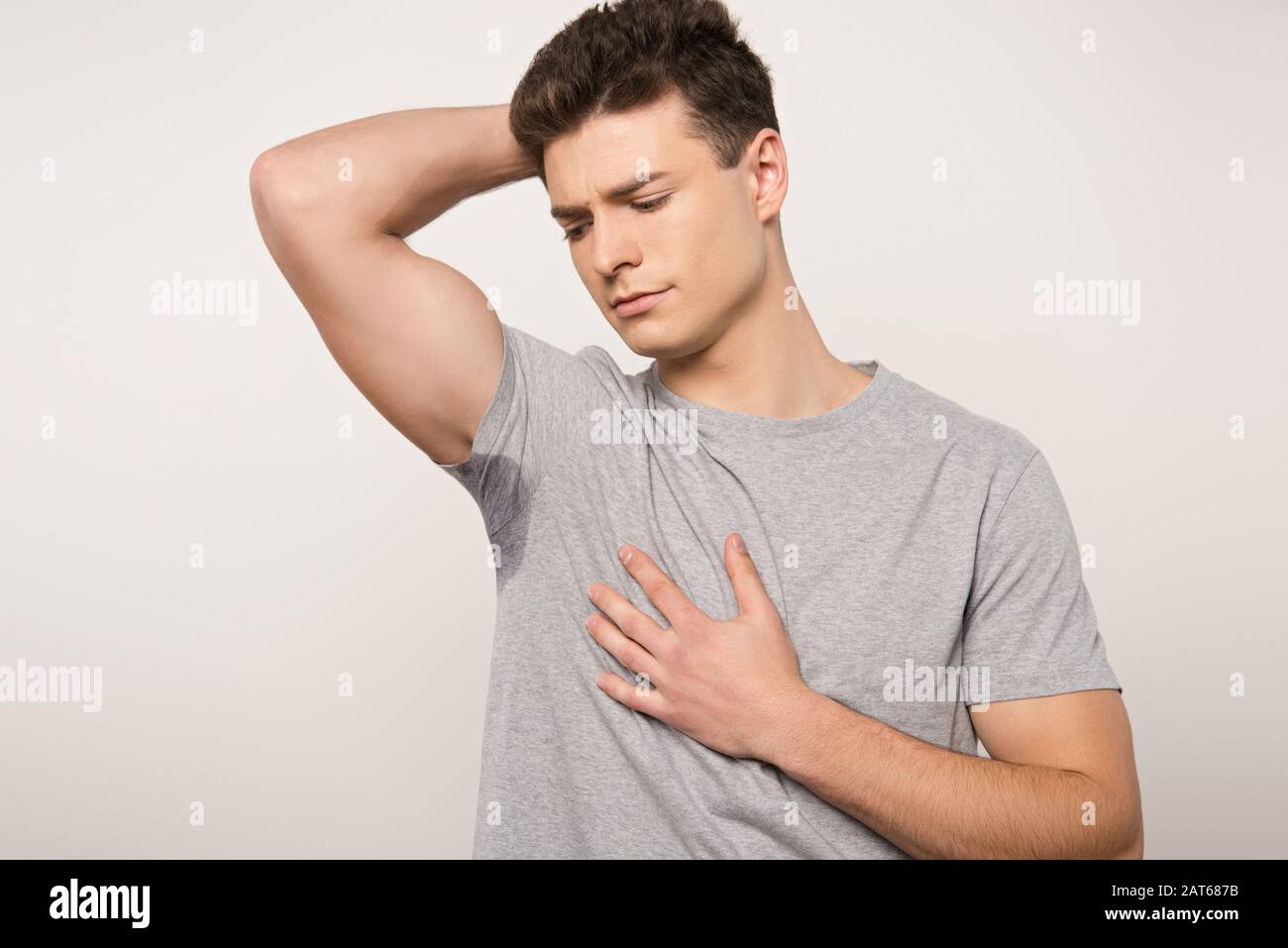 Sweaty chest hi-res stock photography and images - Alamy
