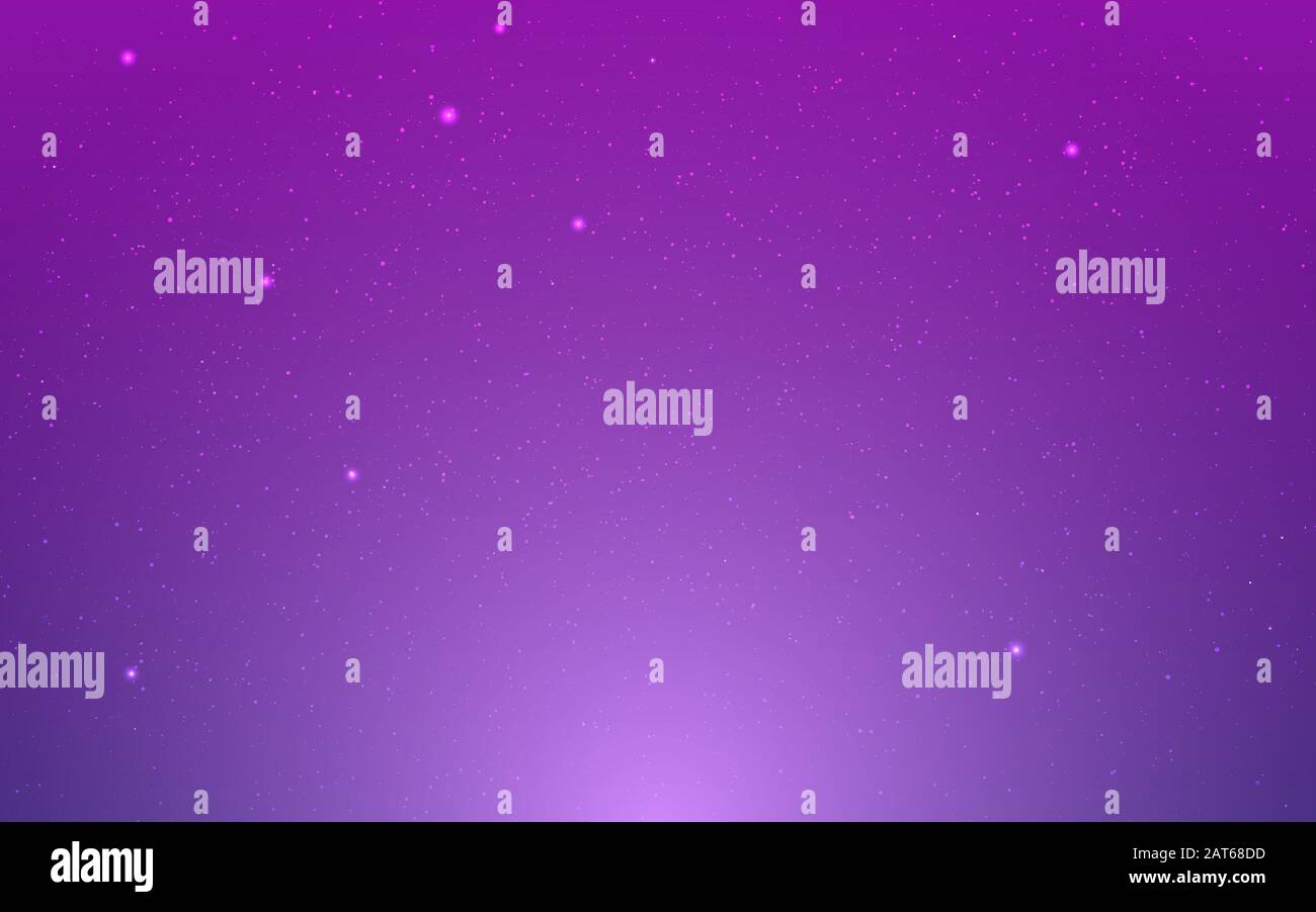 Space background. Violet cosmos with stardust. Purple infinite universe ...