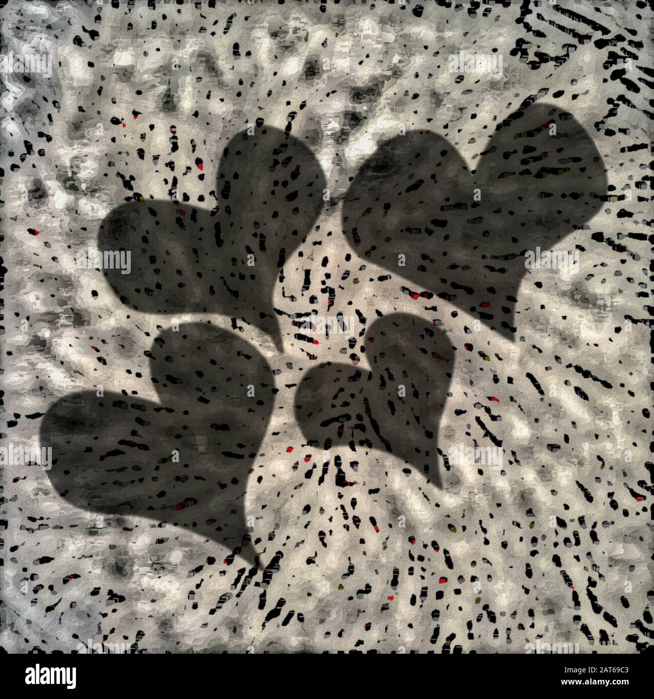 Grunge heart symbol design, love concept Stock Photo - Alamy