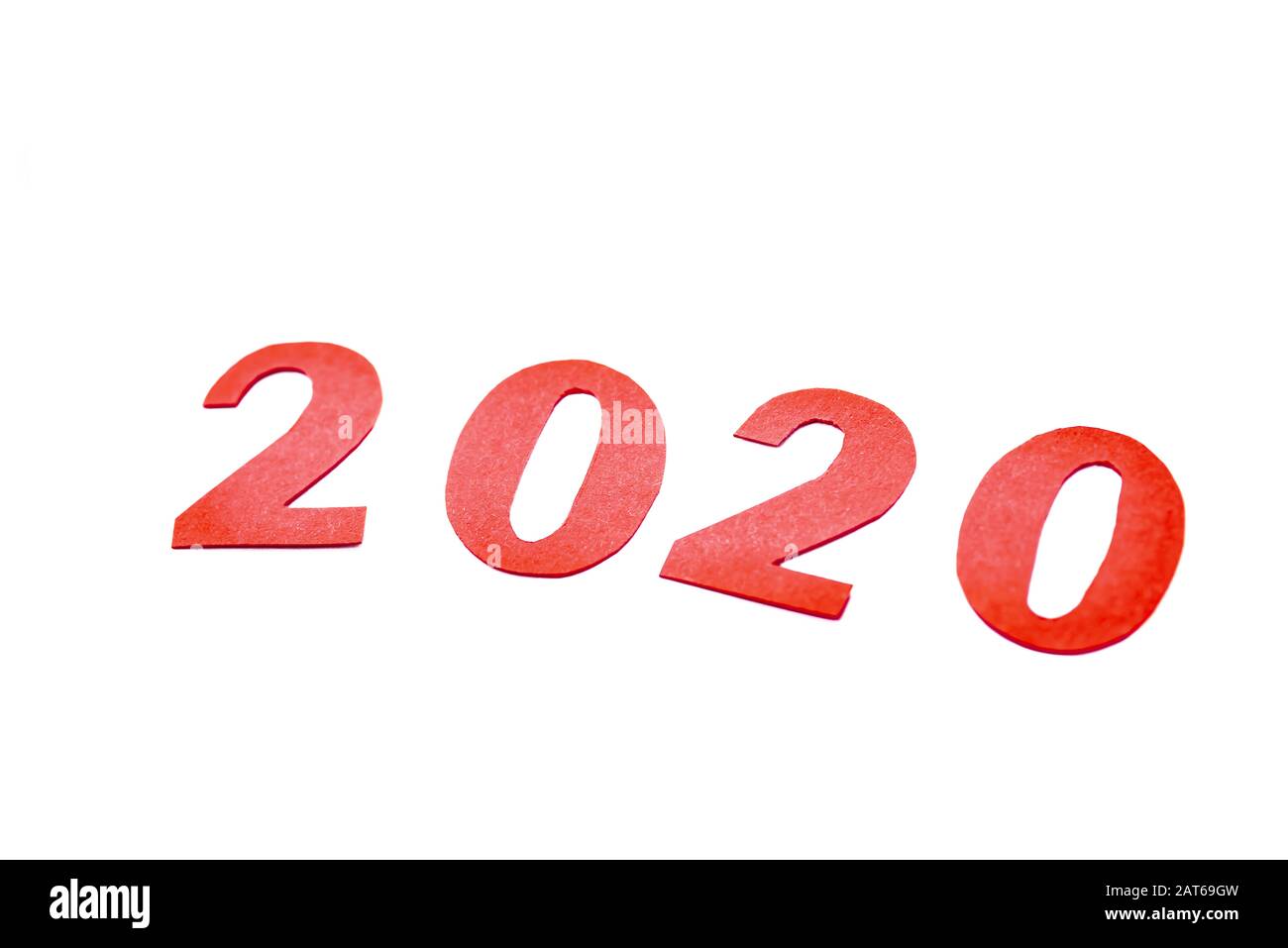 Number 2020 on red Cut Out Stock Images & Pictures - Alamy